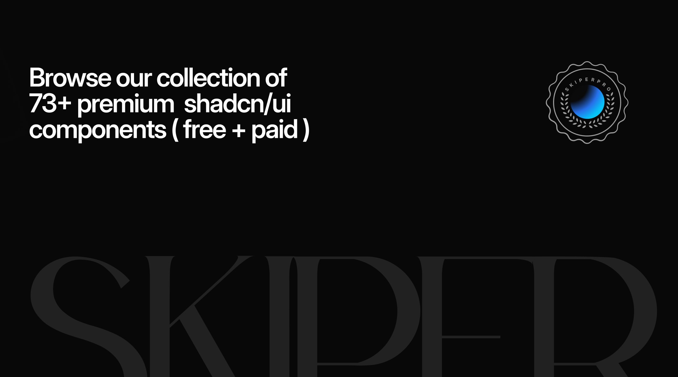 Components | Skiper UI