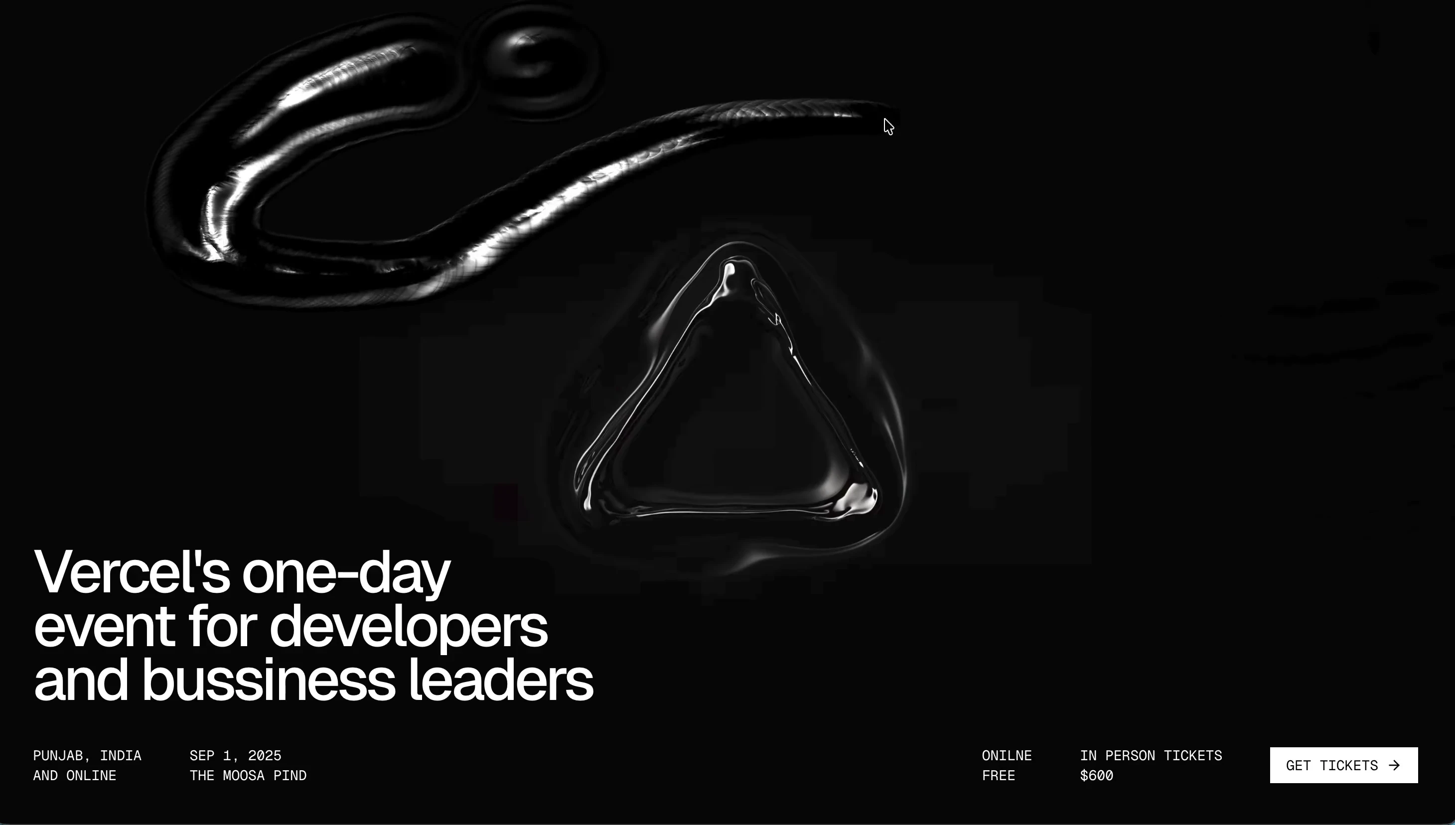 Vercel Liquid simulation Preview | Skiper UI | Skiper UI